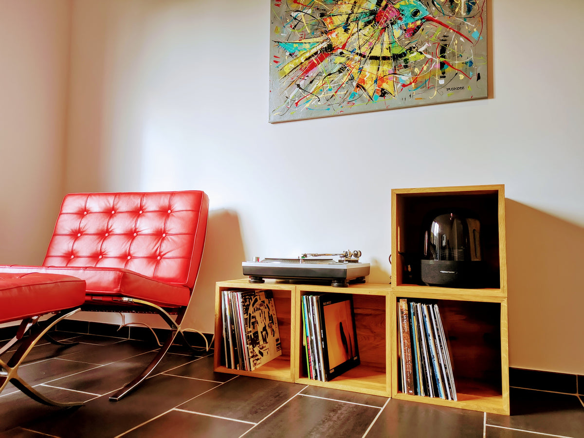 Vinyl Record Storage Box – Music Box Designs