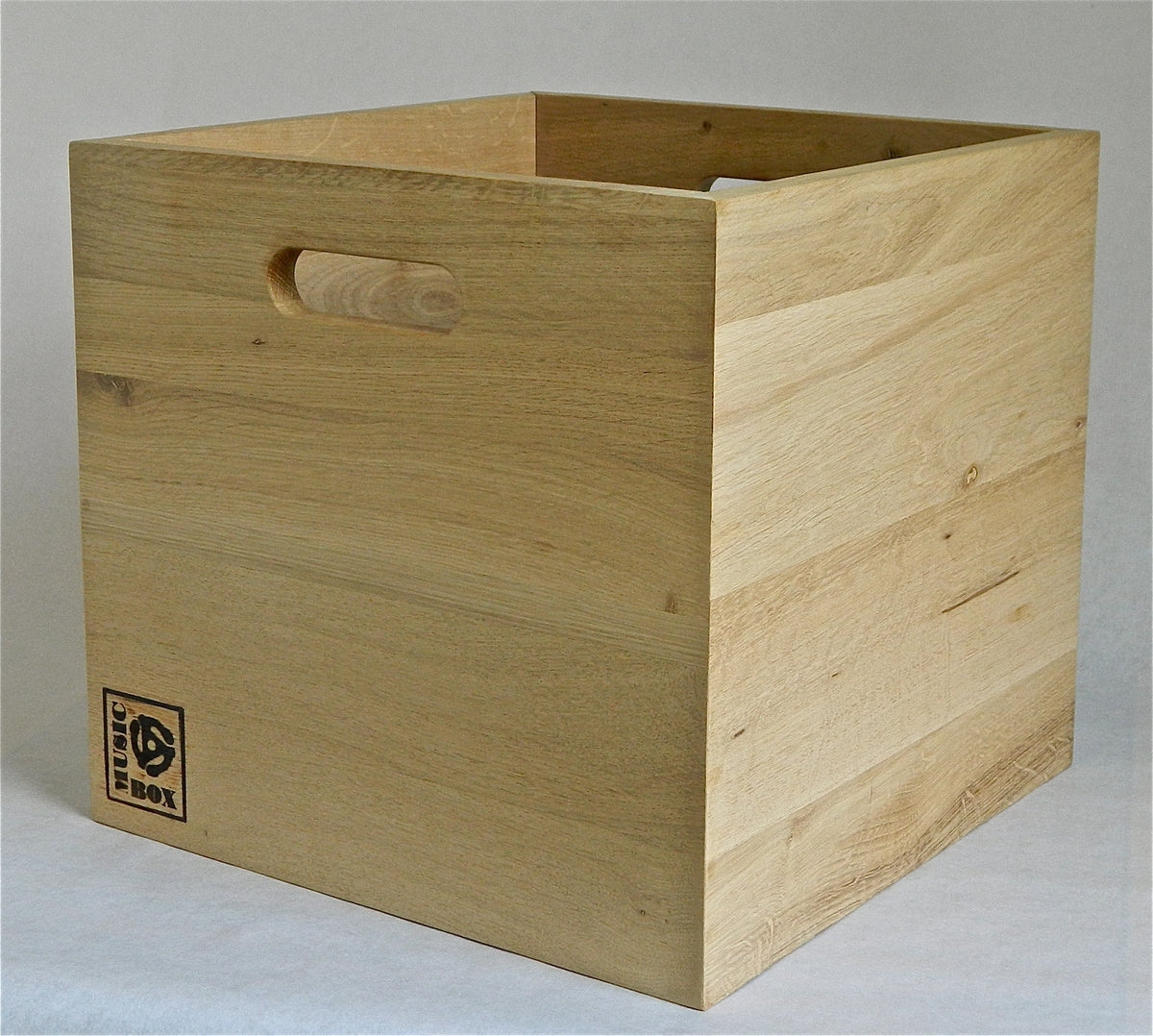 Natural Oak 12 Inch Vinyl Record Storage Box – Music Box Designs